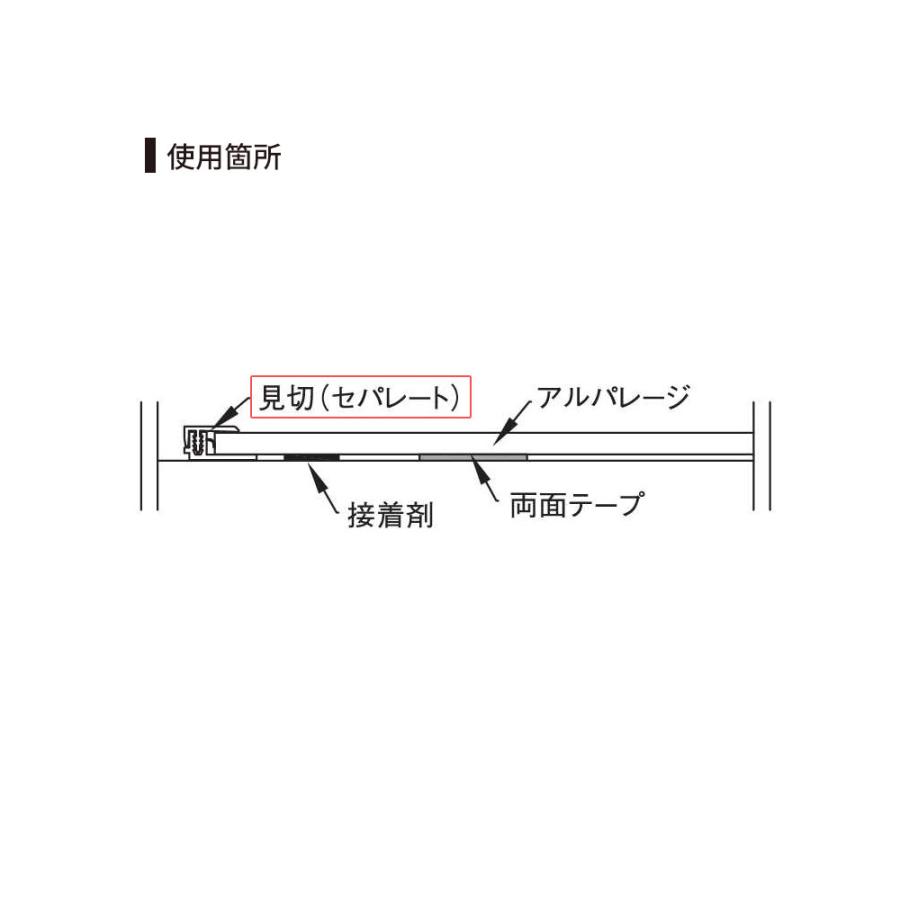 鏡面 アルパレージ用 見切 セパレート 2450mm AMS2 20本入り フクビ化学工業 ケース販売 壁面 化粧パネル 内装 別売 部材 FUKUVI 個人宛配送不可 : ネットで建材 ...