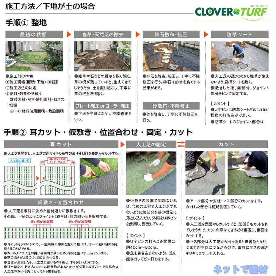 人工芝専用防草シート WPS150 1本 PAEグローバル 1m×50m クローバーターフ 人工芝 現場入れ配送不可 : ネットで建材 ...