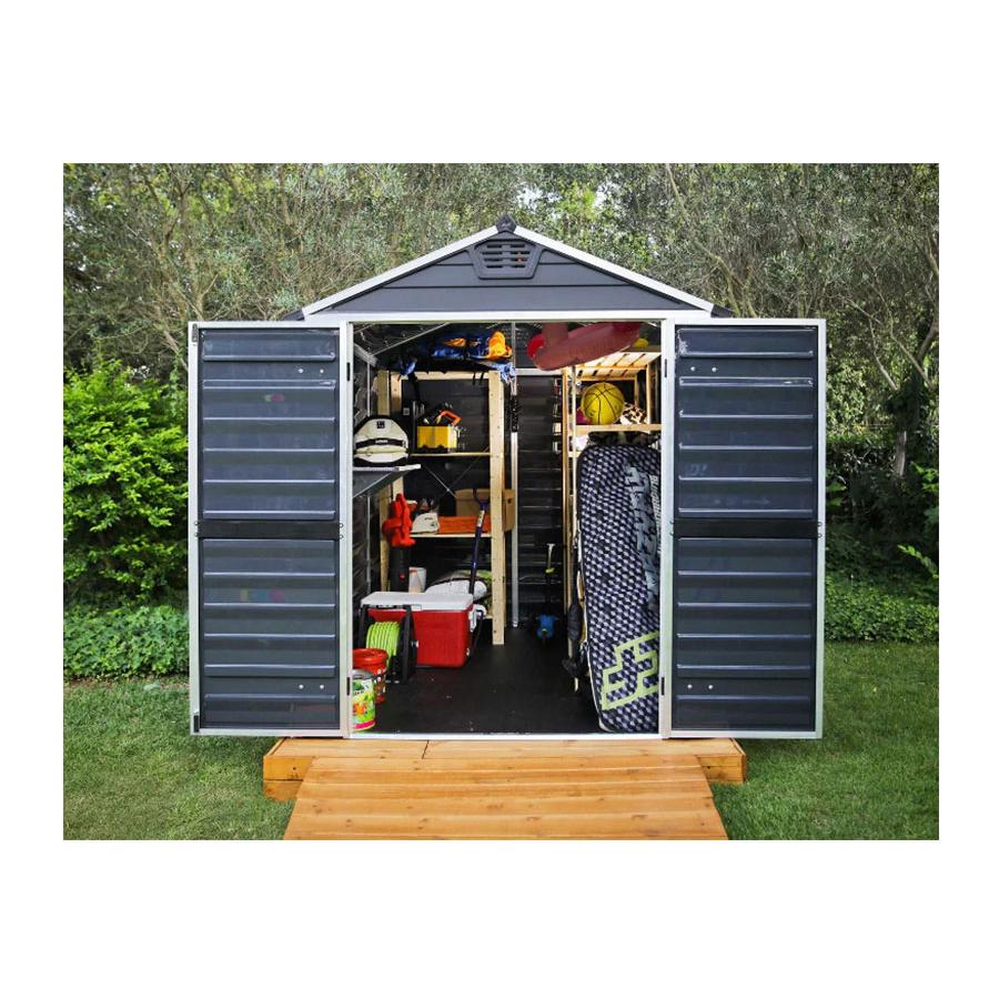 スカイライト 6×8 (185cm×229cm) パルラム社 物置 収納庫 小屋 倉庫 屋外 庭 おしゃれ 自転車 ガーデンシェッド : wfs-00011 : ネットで建材! - 通販 ...