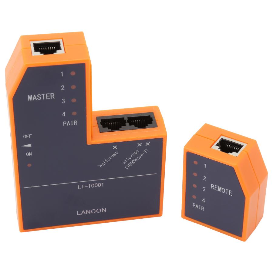 LT-10001とLT-10002セット LANケーブルチェッカー/LANケーブルファインダー、チェックと整線が同時進行 LAN工事効率UP ...
