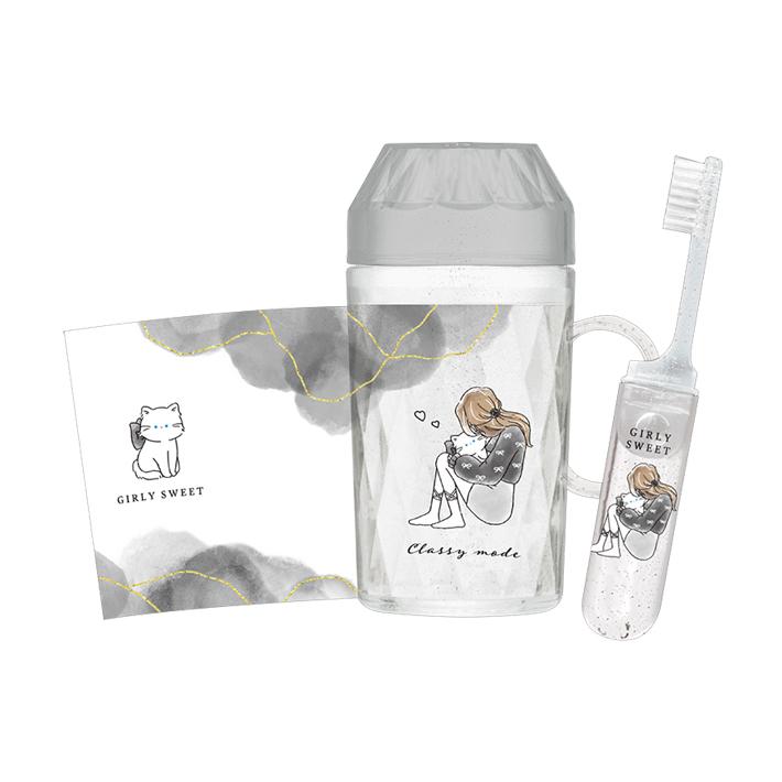 CRUX ダイヤカット はみがきセット ガーリースウィート クラッシィモード柄 126591 [M便 1/1] : シブヤ文具 - 通販 ...