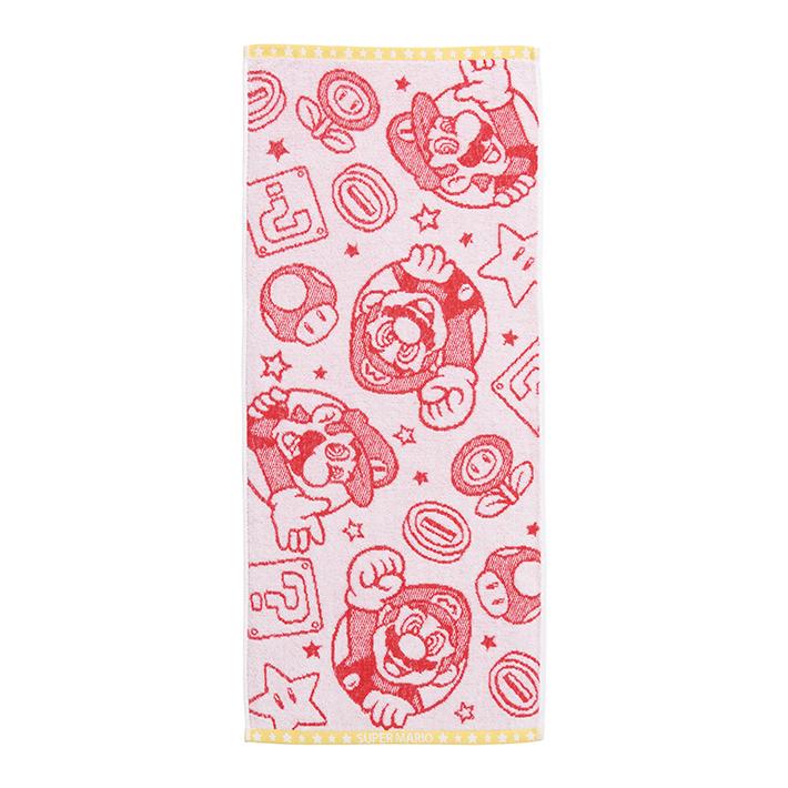 丸眞 スーパーマリオ フェイスタオル アイテムアンドフェイス柄 [No.4485010200] [M便 1/1] : シブヤ文具 - 通販 ...