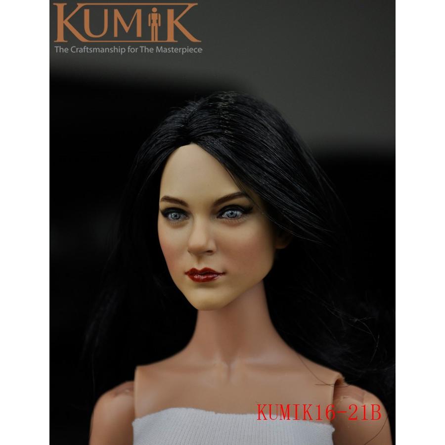 KUMIK 1/6サイズフィギュア用 女性ヘッドパーツ 16-21B : NET-SHOP BM - 通販 - Yahoo!ショッピング