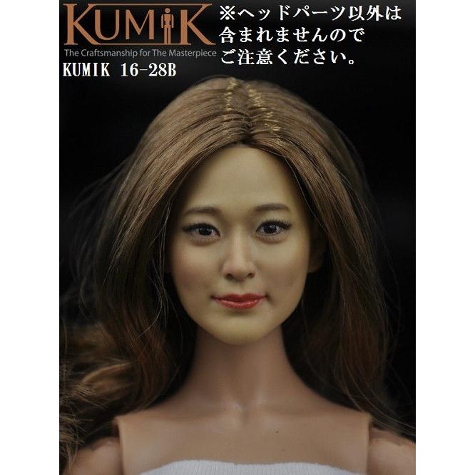 KUMIK 1/6サイズフィギュア用 女性ヘッドパーツ 16-28B : NET-SHOP BM - 通販 - Yahoo!ショッピング