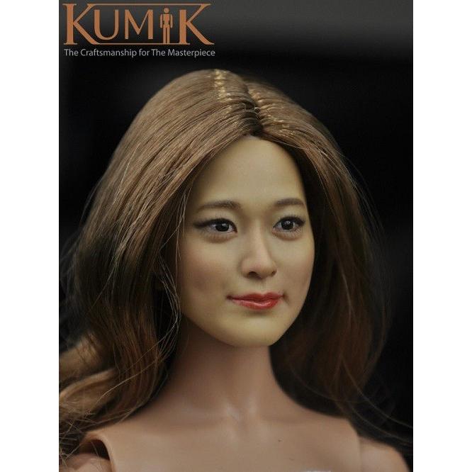 KUMIK 1/6サイズフィギュア用 女性ヘッドパーツ 16-28B : NET-SHOP BM - 通販 - Yahoo!ショッピング