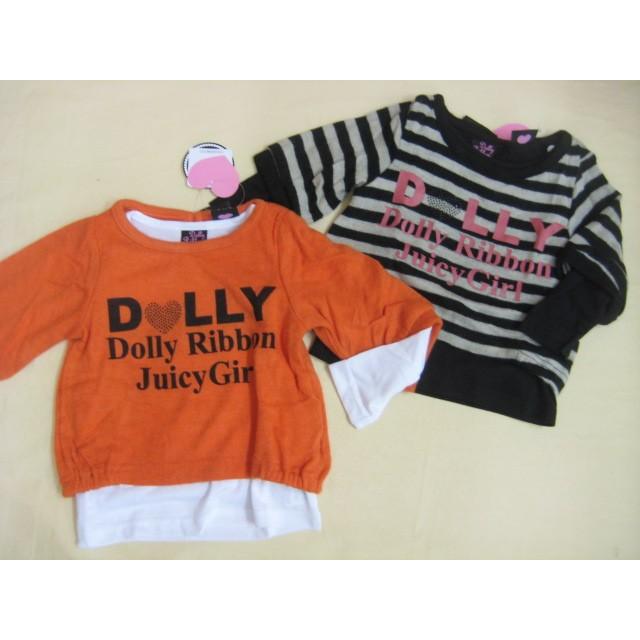 Dolly Ribbon 2点セット コンポ 女の子 ベビー トレーナー Tシャツ 長袖 90cm 95cm : ねたこをおこせ - 通販 ...