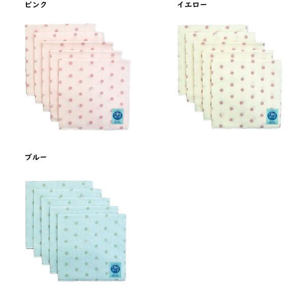 三重袷ガーゼ ガーゼハンカチ りんご 5枚組 日本製 年間 23212 :23212:ネットでインナー - 通販 - Yahoo!ショッピング