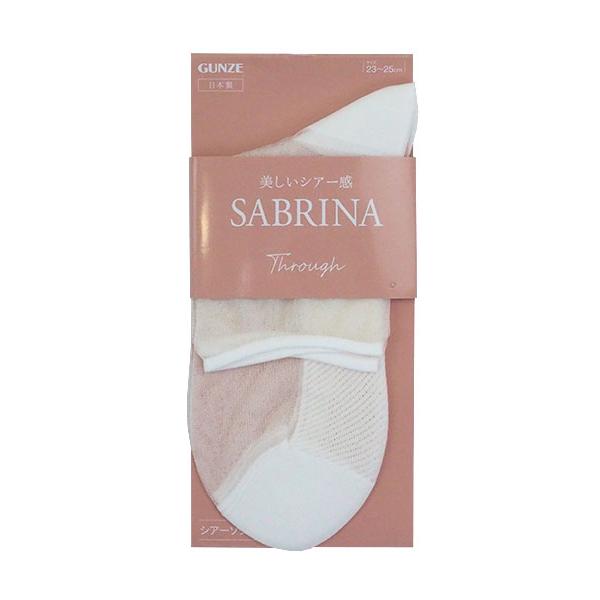SABRINA（GUNZE） グンゼ SABRINA サブリナ レディースシアーソックス Through 日本製 年間 SQV531 GUNZE [23-25サイズ] 婦人 : ネットで ...
