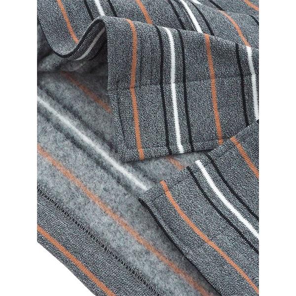 GUNZE グンゼ パジャマ メンズ長袖長パンツパジャマ 極暖 裏起毛 ボーダー柄 襟付き まるで魔法瓶 冬用 SG4174W [S、M、Lサイズ] 紳士 : ネットでインナー - 通販 ...