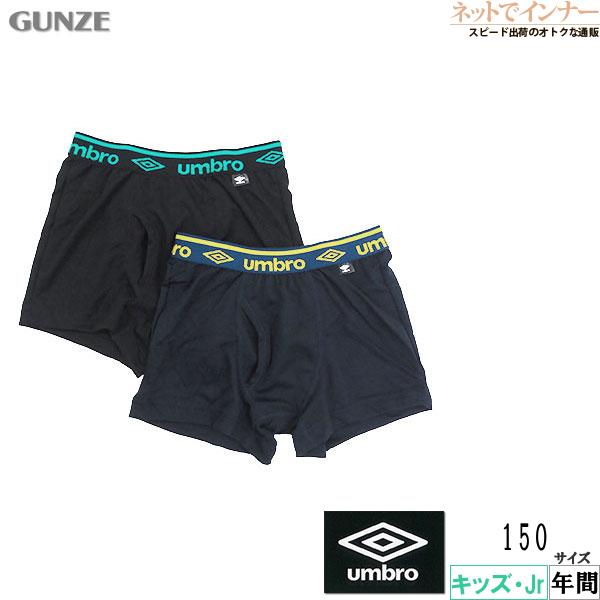 umbro グンゼ umbro男児ボクサーブリーフ 前あき 2枚セット メッシュ 150cm 年間 UB95752 GUNZE [150サイズ] 紳士 : ネットでインナー - 通販 ...