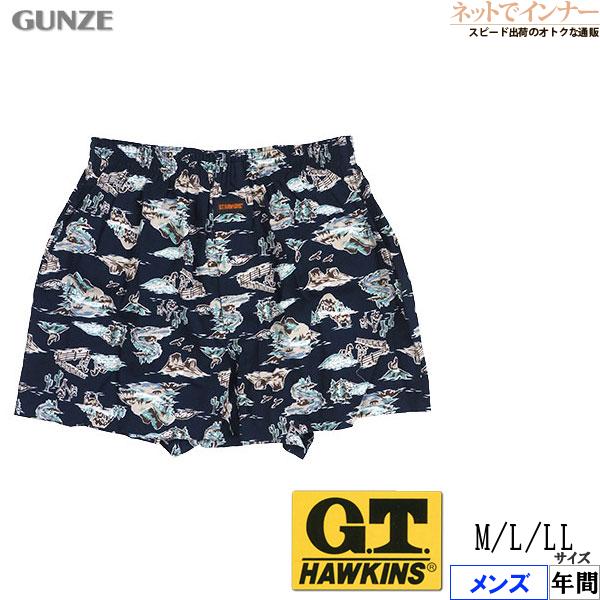 G.T.HAWKINS グンゼ GTホーキンス メンズトランクス 前あき プリント柄 年間 HK8715 GUNZE [M、L、LLサイズ] 紳士 インナー : ネットでインナー - 通販 ...