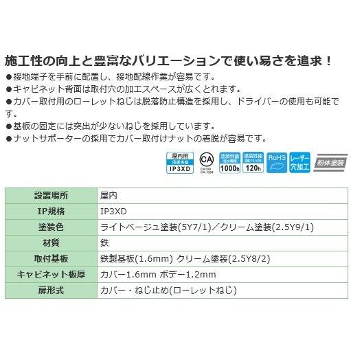 日東工業 TC16-325A TC形ボックス ヨコ300xタテ250xフカサ160mm 屋内 鉄製 [代引き不可] : ネットde電材Yahoo!店 - 通販 - Yahoo!ショッピング