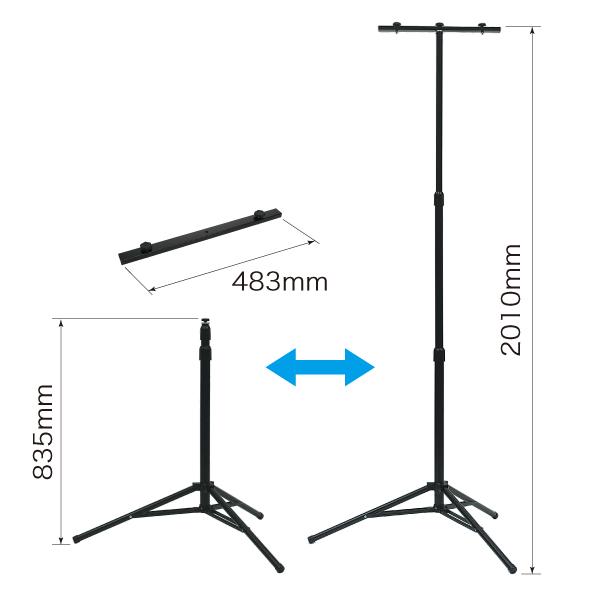 ジェフコム PD-5ST ライトスタンド : ネットde電材Yahoo!店 - 通販 - Yahoo!ショッピング