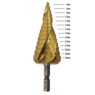 JAPPY JSD-430 ステップドリル 4〜30mm 14段 : ネットde電材Yahoo!店 - 通販 - Yahoo!ショッピング