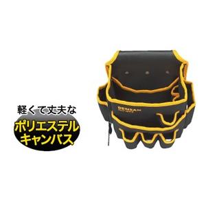 ジェフコム デンサン ND-863 電工キャンバスハイポーチ 3連ドライバーサック＋内ポケット内蔵 : ネットde電材Yahoo!店 - 通販 - Yahoo!ショッピング