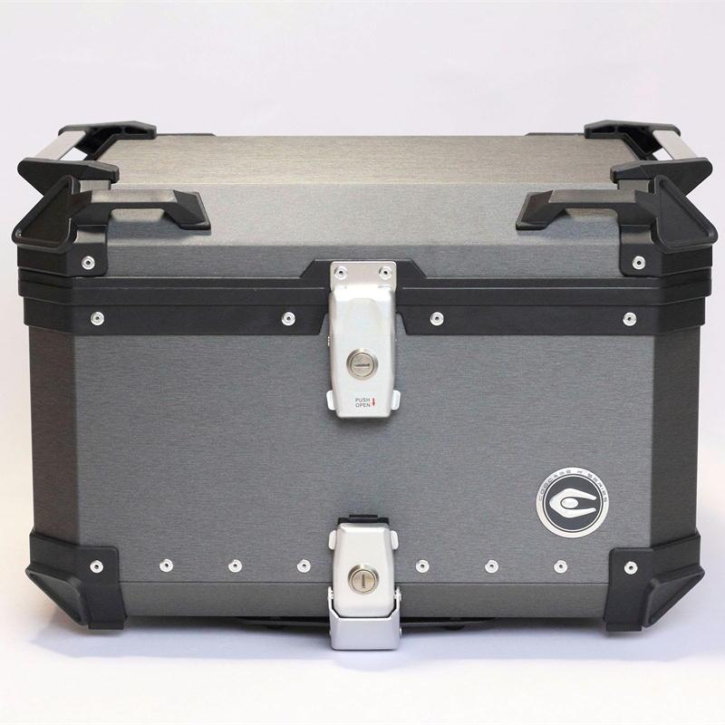 COOCASE クーケース Q5 アルミトップケース インナーライナー付き ヘアラインダークグレー 55L : ネトセトラショップ - 通販 - Yahoo!ショッピング