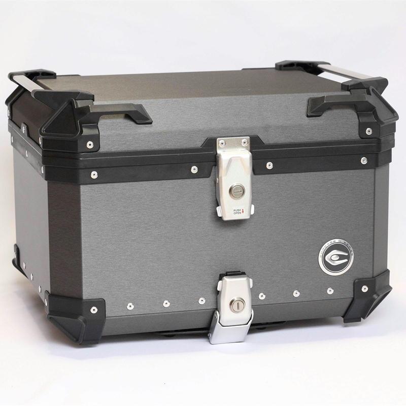 COOCASE クーケース Q5 アルミトップケース インナーライナー付き ヘアラインダークグレー 55L : ネトセトラショップ - 通販 - Yahoo!ショッピング