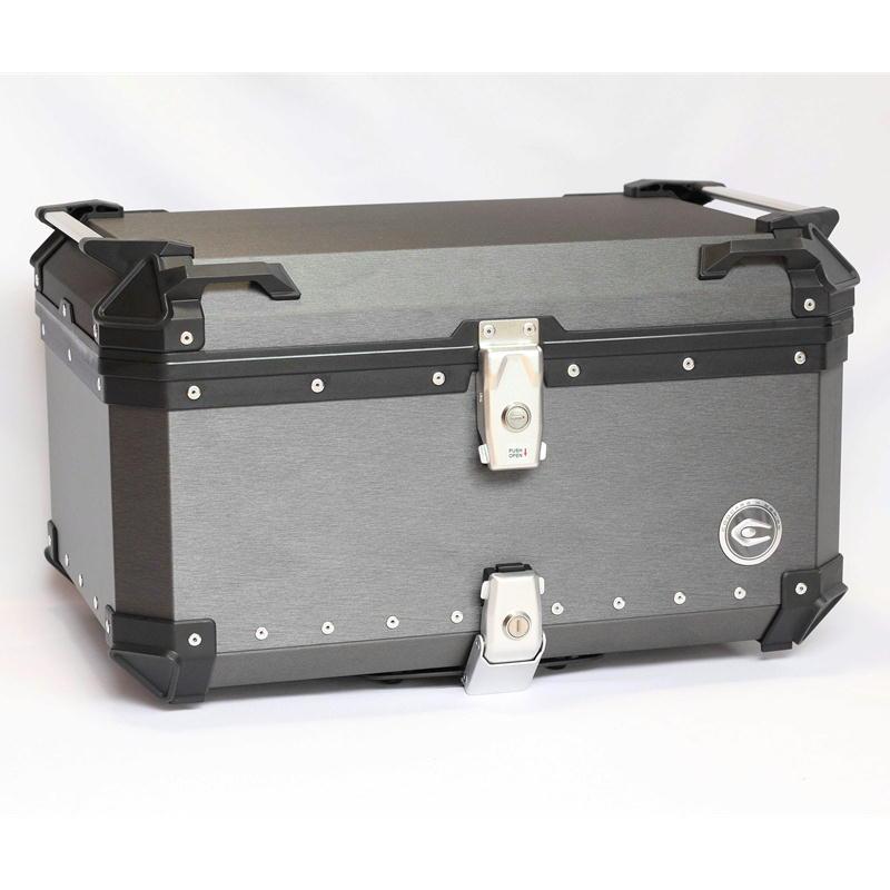COOCASE クーケース Q3 アルミトップケース インナーライナー付き ヘアラインダークグレー 65L : ネトセトラショップ - 通販 - Yahoo!ショッピング