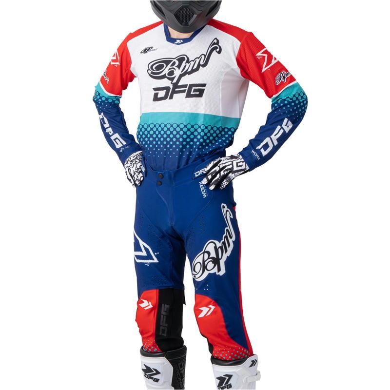 DFG ディーエフジー ワークスジャージ BPMニューエイジ レッド/ネイビー サイズS : ネトセトラショップ - 通販 - Yahoo!ショッピング