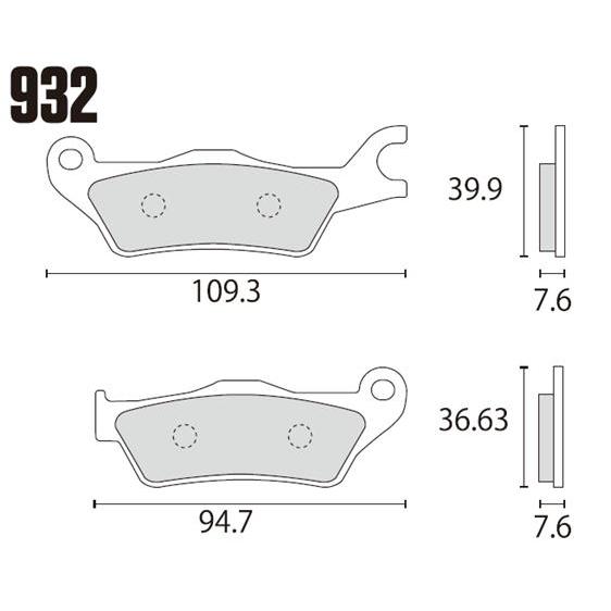 RK JAPAN アールケー・ジャパン ブレーキパッド 932 MEGA ALLOY X : ネトセトラショップ - 通販 - Yahoo ...