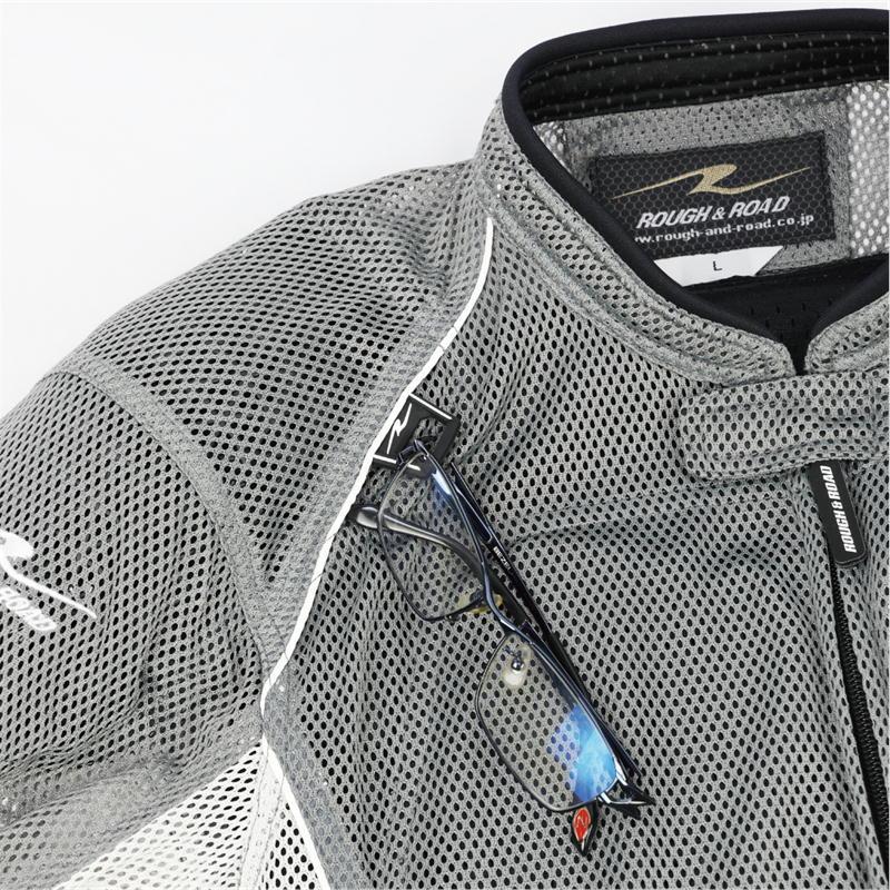 ラフ＆ロード ラフアンドロード ROUGH＆ROAD ダイレクトエアメッシュジャケットFP オールブラック サイズS : ネトセトラショップ - 通販 - Yahoo!ショッピング