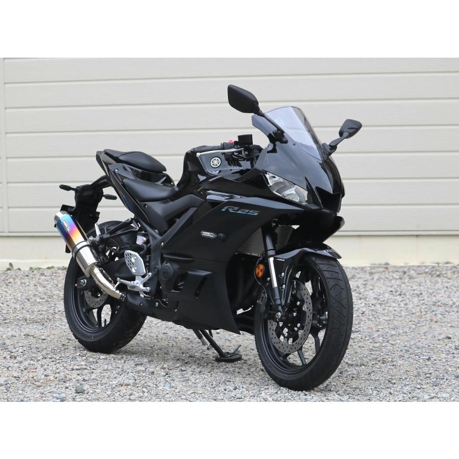 ダブルアールズ WR'S ラウンド 焼き色チタンサイレンサー スリップオン JMCA認証 YZF-R25/MT-25 8BK-RG74J '22〜 :WRS-BK2270JM:ネトセトラ ...