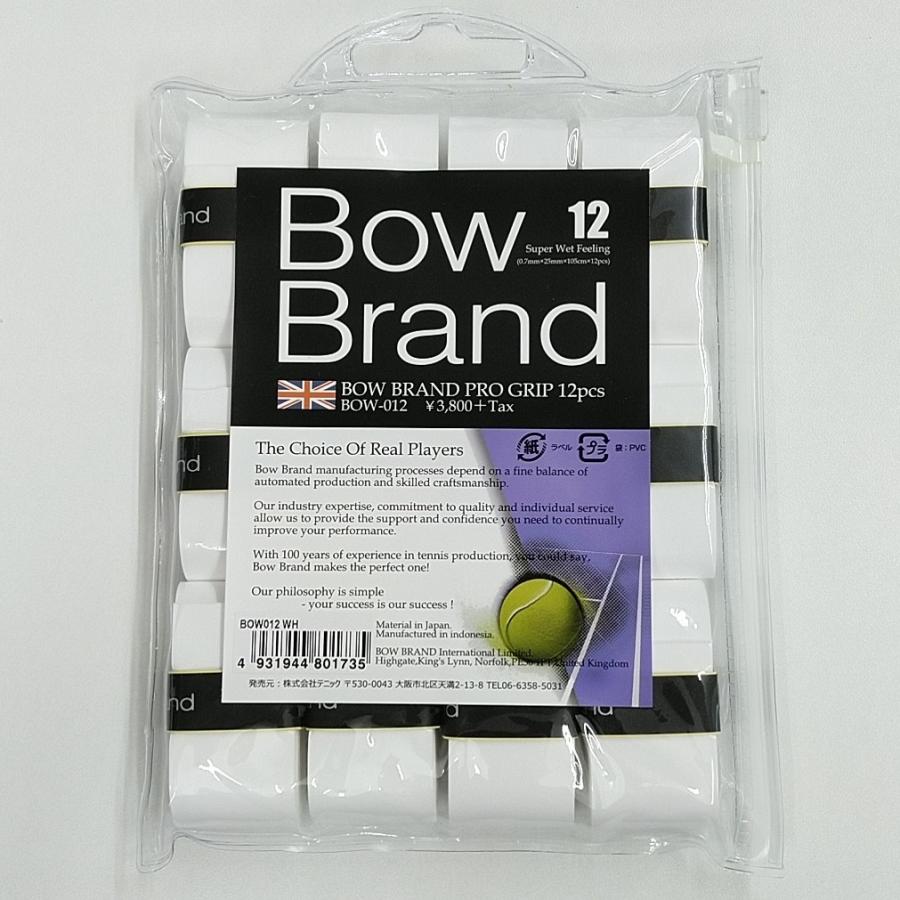 Bow Brand（ボウブランド） Bow Brand BOW012 プログリップ スーパーウェット12本巻 : ガット張りの店ネットイン - 通販 - Yahoo!ショッピング