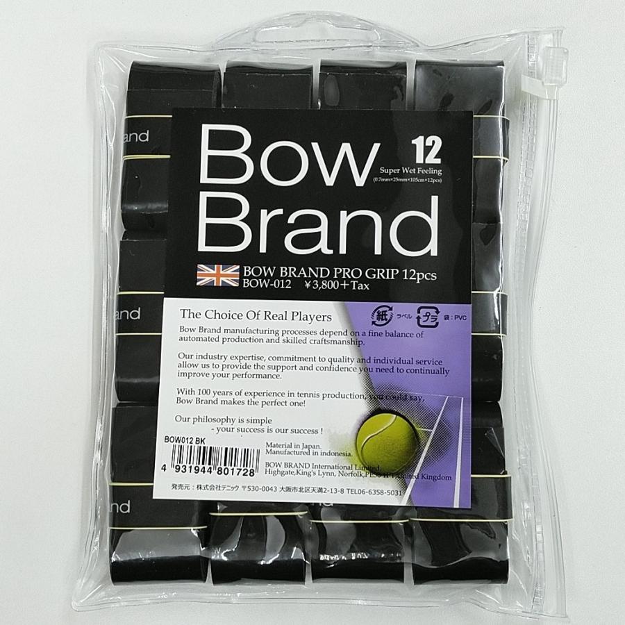 Bow Brand（ボウブランド） Bow Brand BOW012 プログリップ スーパーウェット12本巻 : ガット張りの店ネットイン - 通販 - Yahoo!ショッピング