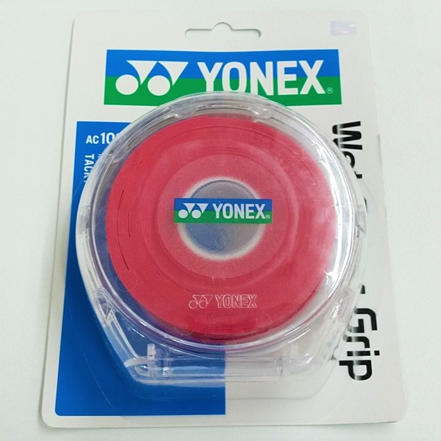 YONEX AC102-5P ヨネックス ウェットスーパーグリップ ケース付 5本入 : ガット張りの店ネットイン - 通販 - Yahoo!ショッピング