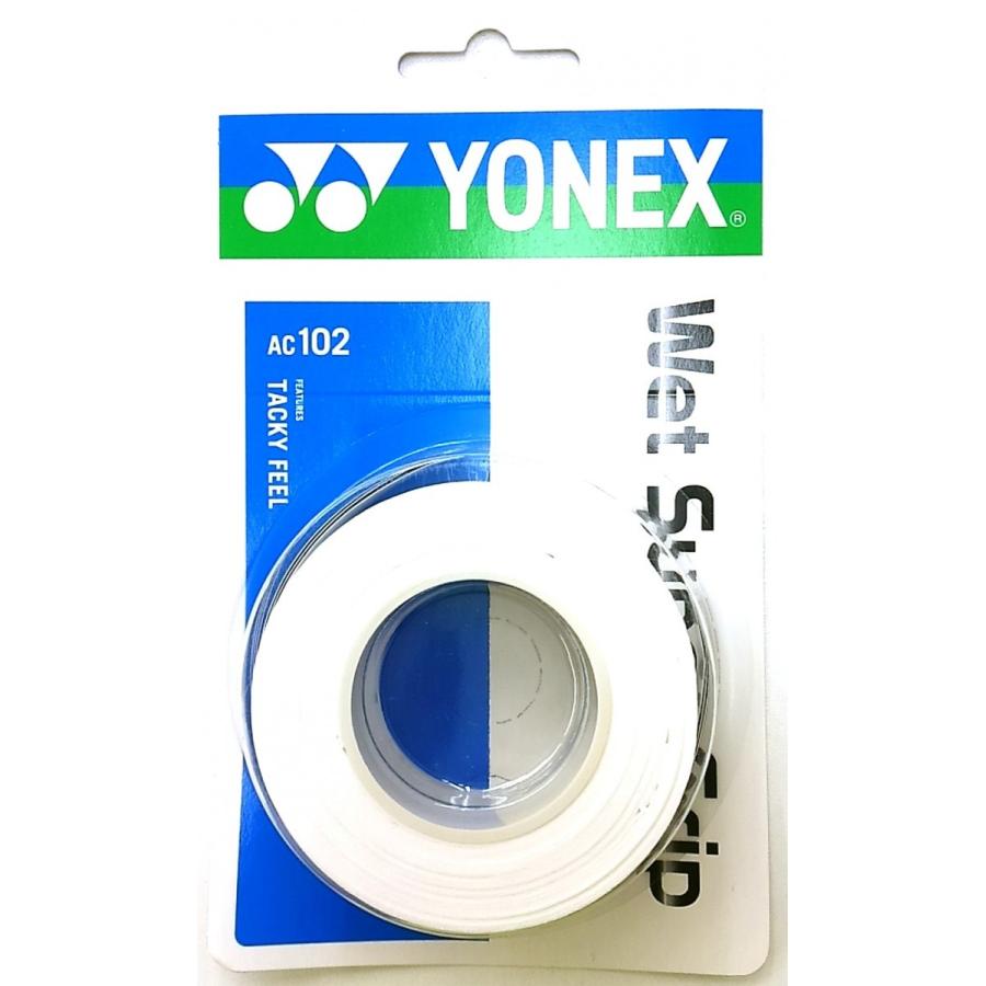 YONEX AC102 ヨネックス ウェットスーパーグリップ 3本入 : ガット張りの店ネットイン - 通販 - Yahoo!ショッピング