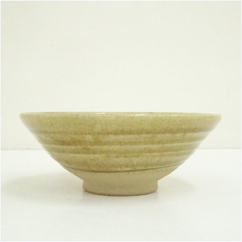 晴峰造 黄瀬戸茶碗（共箱） : 茶道具と掛軸のショップつなぐ - 通販 - Yahoo!ショッピング