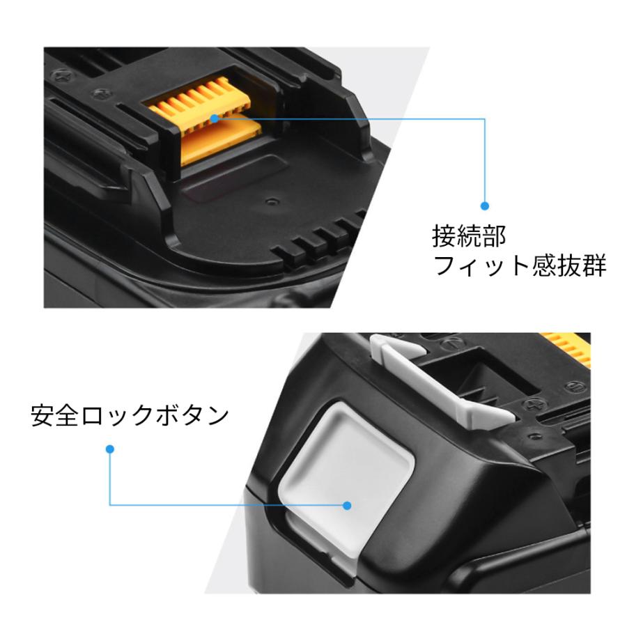 マキタ makita BL1830 互換バッテリー 3000mAh 安心のサムスンセル搭載 : ネットキーストア - 通販 - Yahoo ...