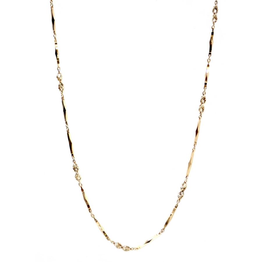 K18/18金 切子ネックレス チェーン 首回り42cm 7.3g 造幣局検定刻印 ホシエスマーク IS 磨き仕上げ品 Aランク : is230628fvc02 : ブランドショップリバース ...