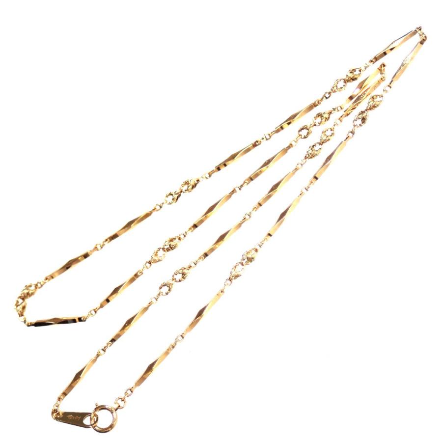 K18/18金 切子ネックレス チェーン 首回り42cm 7.3g 造幣局検定刻印 ホシエスマーク IS 磨き仕上げ品 Aランク : is230628fvc02 : ブランドショップリバース ...