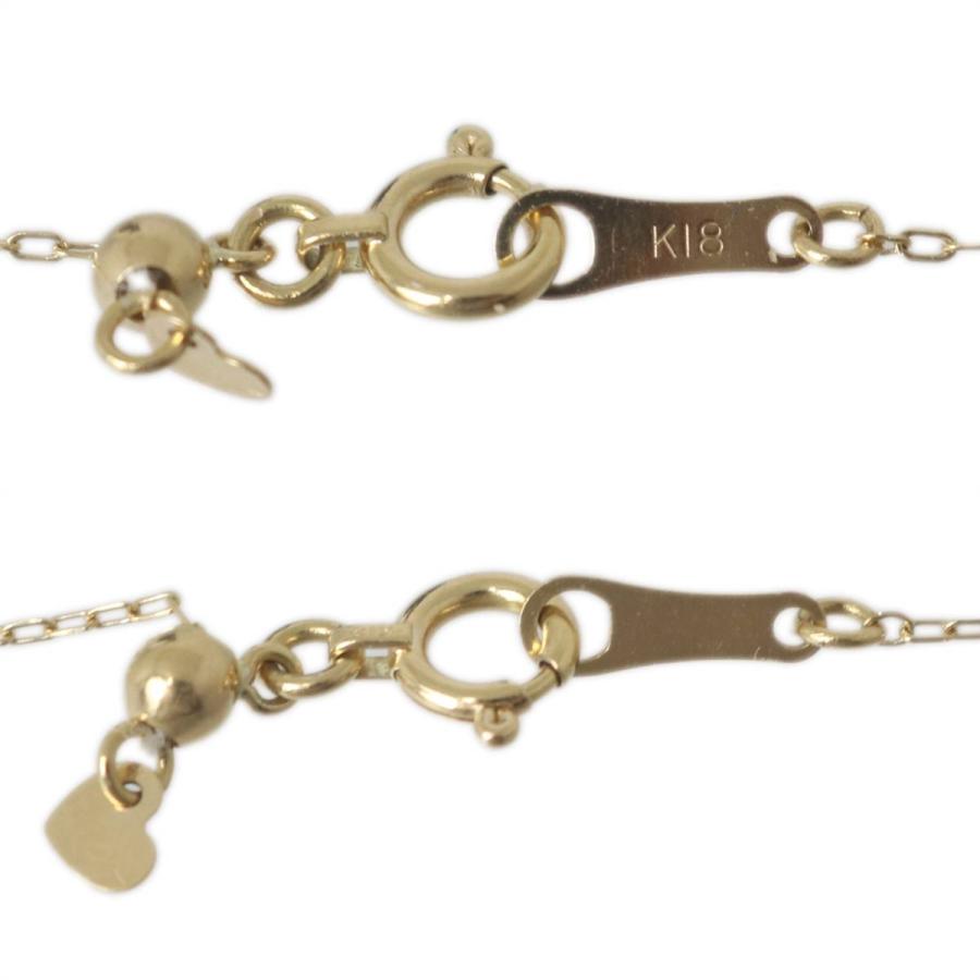 K18 18金 ゴールド アズキ ネックレス チェーン スライドアジャスター付き 45.5cm 0.9g KA Bランク : ブランドショップリバース - 通販 - Yahoo!ショッピング