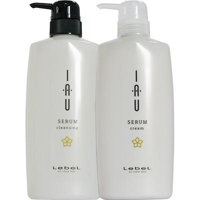 IAU（ルベル） ルベル イオ セラム クレンジング＆クリーム ボトルセット / 600mL+600mL : プロ用ヘアコスメnetsbee - 通販 - Yahoo!ショッピング