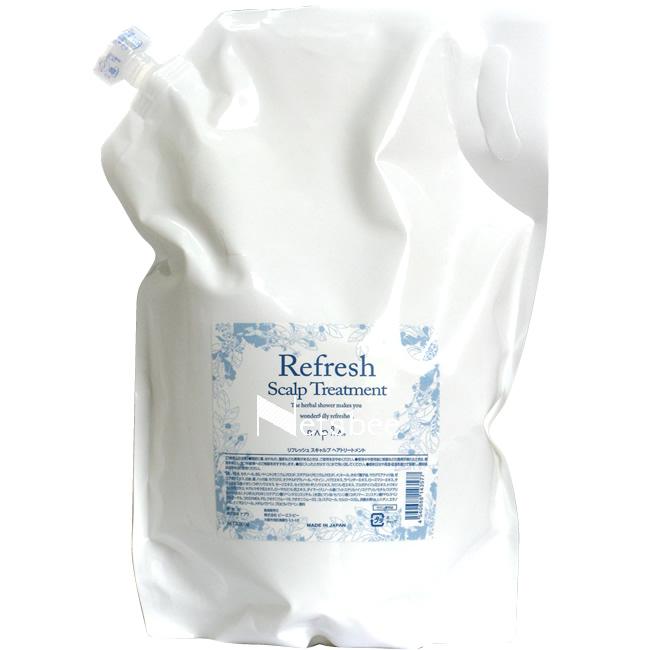 napla ナプラ リフレッシュスキャルプ トリートメント / 3000gリフィル 【 清涼感・クール感 】 : プロ用ヘアコスメnetsbee - 通販 - Yahoo!ショッピング