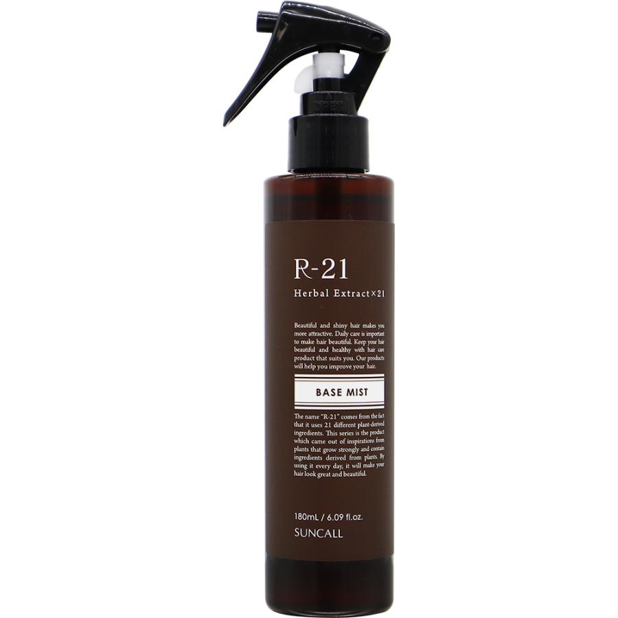 mintvell サンコール R-21 ベースミスト 180mL 洗い流さないトリートメント ヘアミスト ローション ドライヤー アイロン コテ ダメージケア 髪 ヘアケア SUNCALL ...