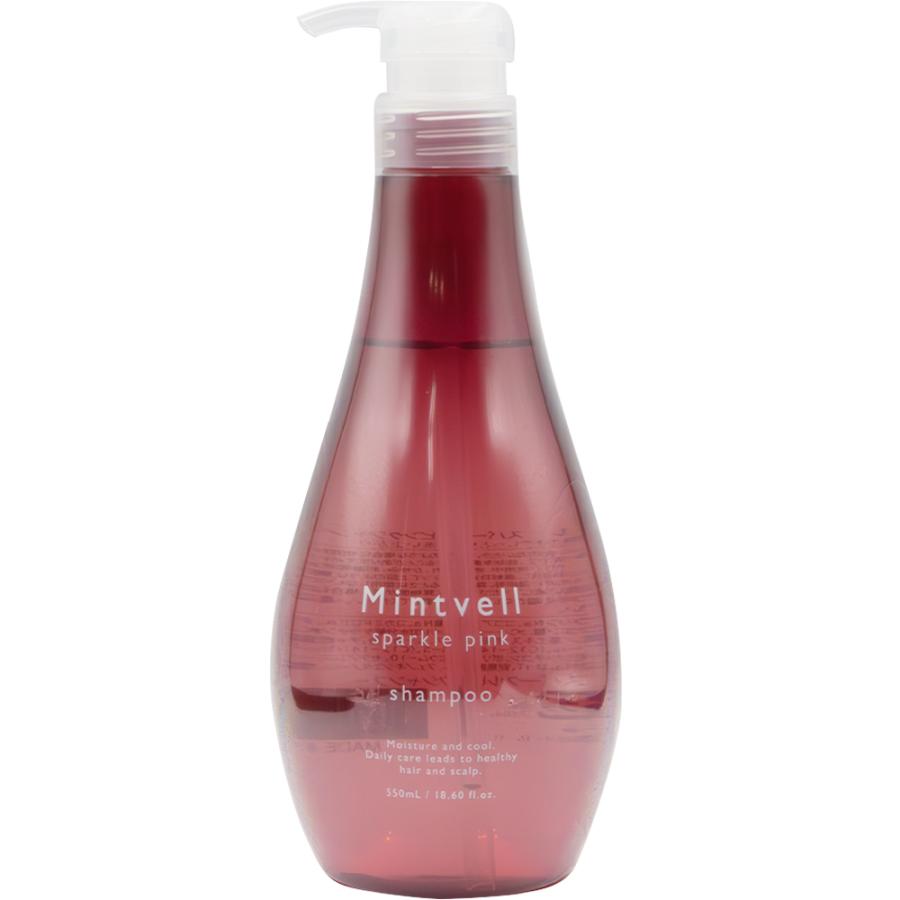 mintvell サンコール ミントベル スパークルピンクシャンプー 550mL クールシャンプー 爽快 スッキリ サロン専売品 おすすめ 夏 クール シャンプー 人気 SUNCALL ...