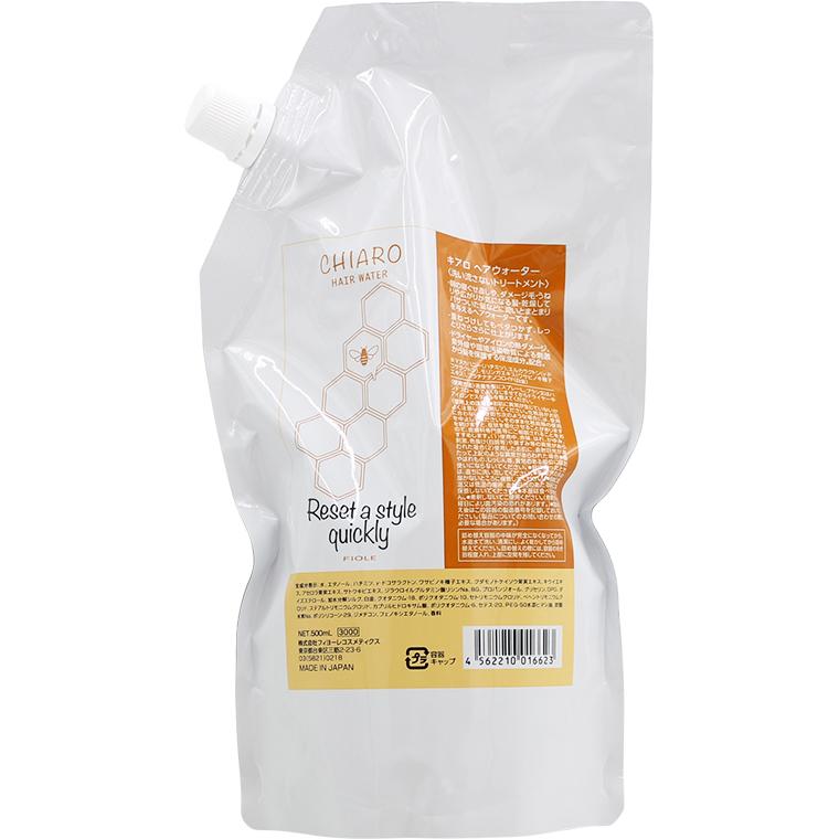 FIOLE フィヨーレ キアロ ヘアウォーター / 500mLリフィル : プロ用ヘアコスメnetsbee - 通販 - Yahoo!ショッピング