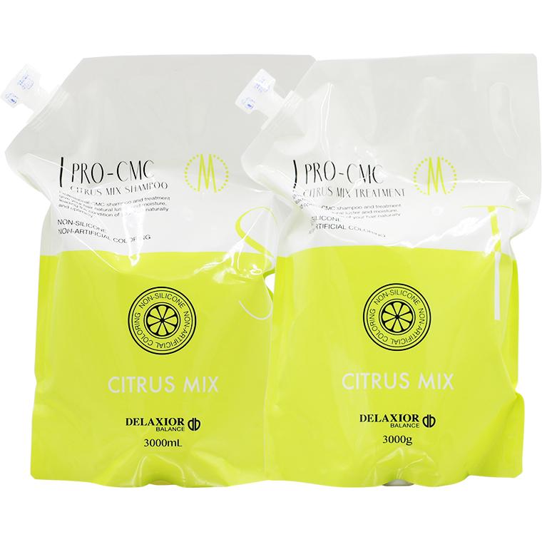 DELAXIOR デラクシオ プロ CMC シトラスミックスシャンプー＆トリートメント 詰替え用セット / 3000mLリフィル+3000gリフィル : プロ用ヘアコスメnetsbee ...