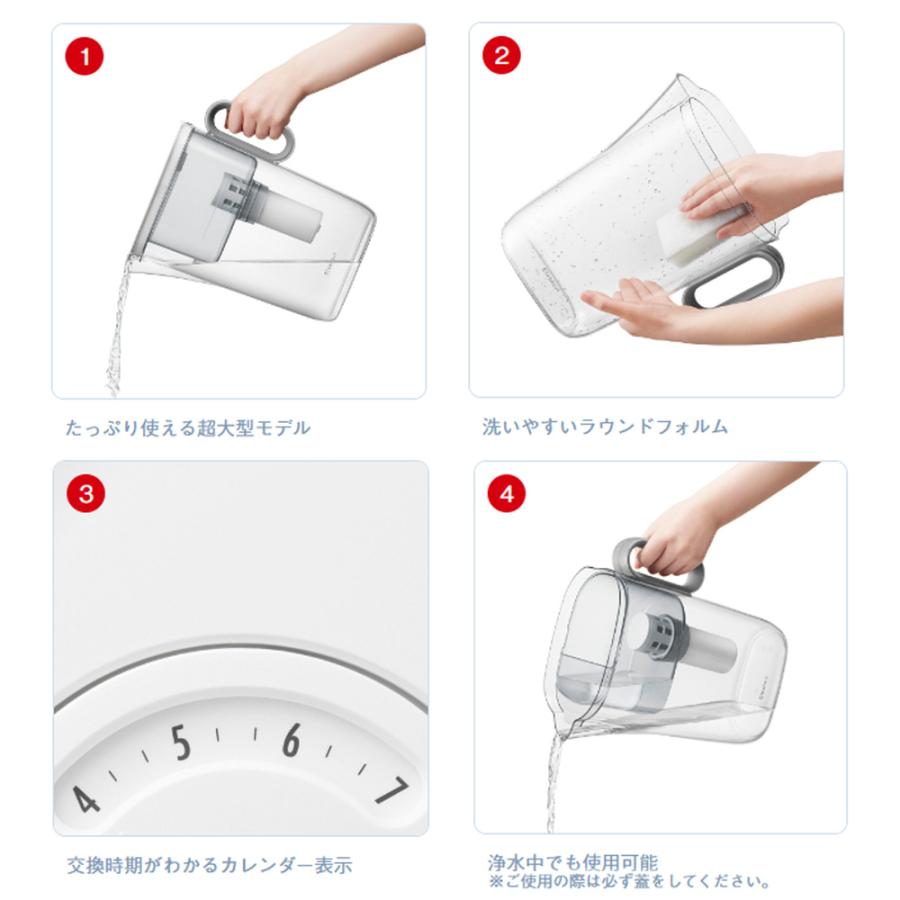 クリンスイ ポット型 浄水器 大容量サイズ CP508 2.2L 水道水 塩素除去 カートリッジ式 家庭用 PFOS PFOA 有機フッ素化合物 除去 Cleansui : プロ用ヘアコスメ ...