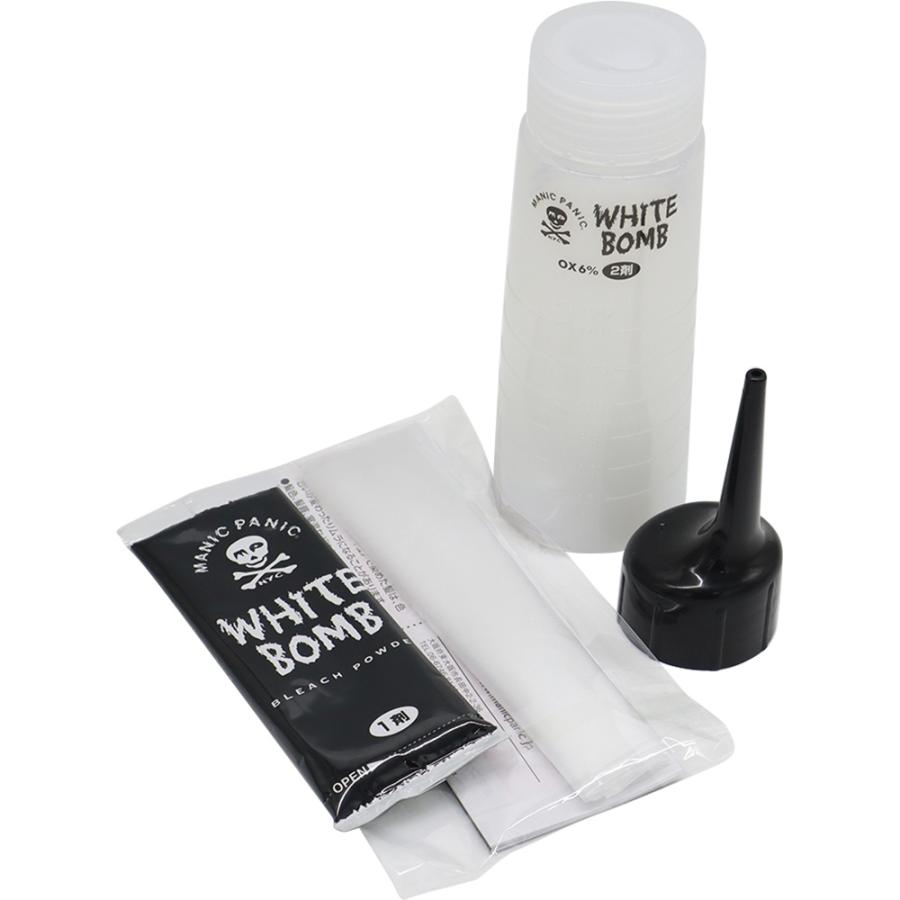 WHITE BOMB マニックパニック ホワイトボム ハイブリーチセット / 1剤（30g）+2剤（90mL） : プロ用ヘアコスメnetsbee - 通販 - Yahoo!ショッピング