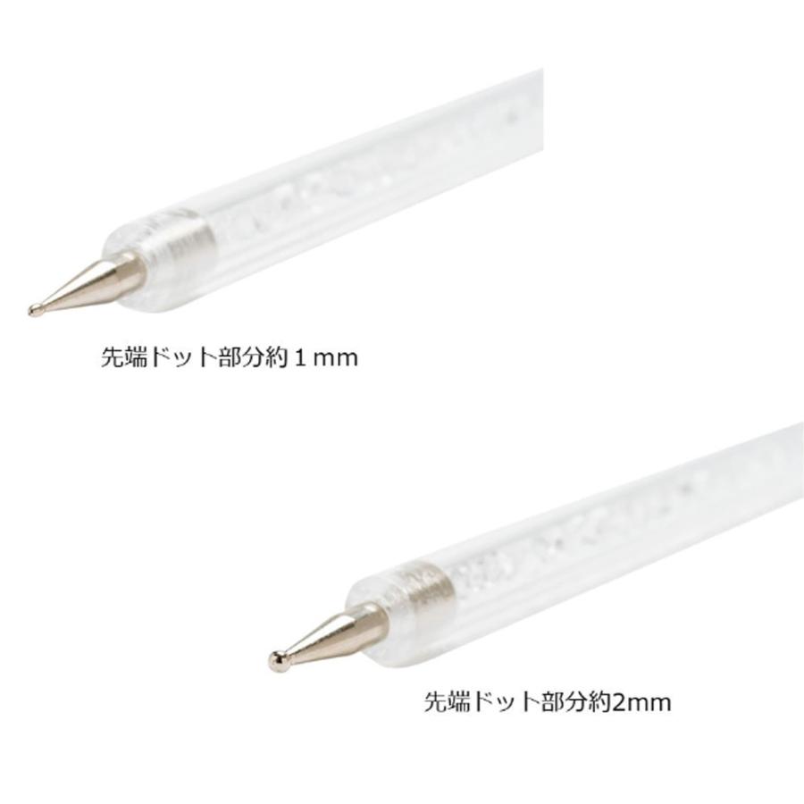 CON'CELECT（コンセレクト） （ピンク欠品中・入荷日未定）シンプリシティ 2WAY ドットペン ネイル アート ブラシ 爪 ネイリスト ジェルネイル プロ用 おすすめ メール便 対応 ...
