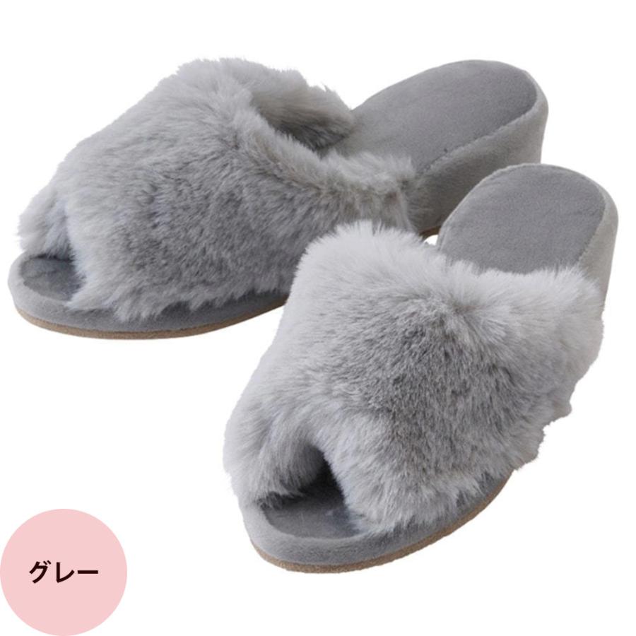 Simplicity シンプリシティ ふわふわファースリッパ ヒール4cm 全3色（グレー ブラウン ピンク） : プロ用ヘアコスメnetsbee - 通販 - Yahoo!ショッピング