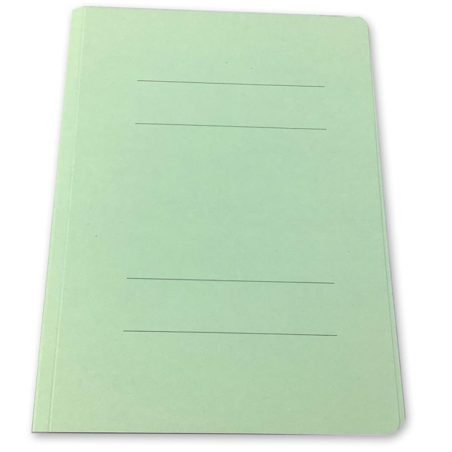 【100冊セット】フラットファイル/紙表紙/A4縦/背幅18mm/グリーン/計100冊/Office Depot : ネットショップACB ...