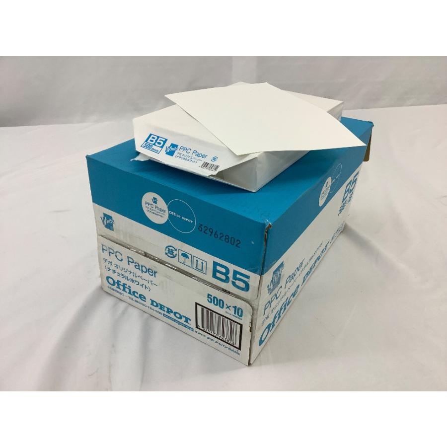 Office DEPOT 【10パック】コピー用紙/デポ オリジナルペーパー/PPC Paper/B5/1パック(500枚入)/ナチュラル ...
