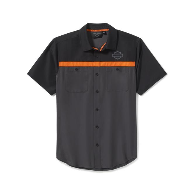 Harley Davidson H-D TECH ベントシャツ 96736-25VM : リバーYahoo!ショップ - 通販 - Yahoo ...