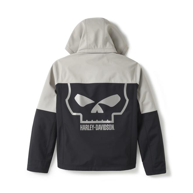 Harley Davidson Willie G スカル撥水ソフトシェルジャケット Harley Davidson Willie G スカル撥水ソフトシェルジャケット