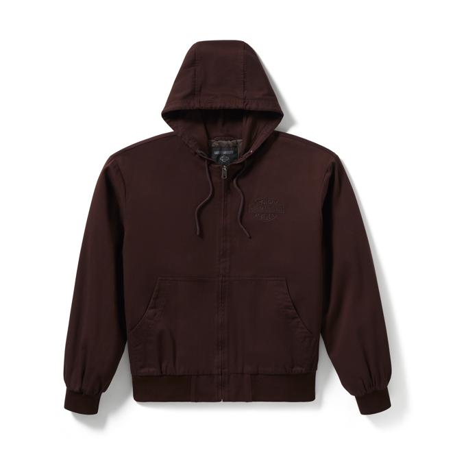 Harley Davidson（ハーレー・ダビッドソン） ワークウェアフード付きジャケット 97435-25VM Mサイズ : リバー ...